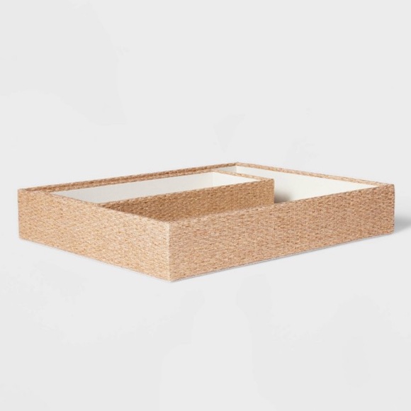 Threshold | Office | Threshold Woven Paper Desk Tray Organizer Set ...